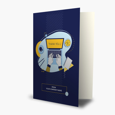 Typing Thank You Card - Cards For Causes