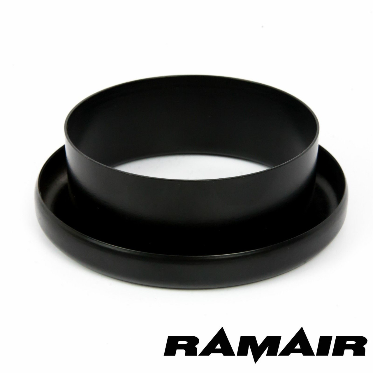 TRUMPET-100-BK - 100mm Black Trumpet End Cap - SendIt.Parts