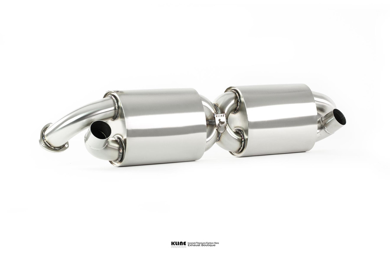 Kline Innovation – Porsche 996 Turbo T304 Stainless Steel Exhaust ...