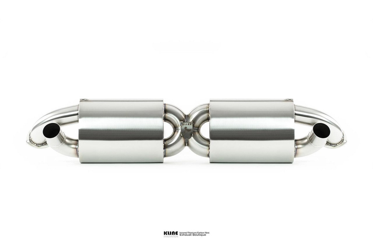Kline Innovation – Porsche 996 Turbo T304 Stainless Steel Exhaust ...