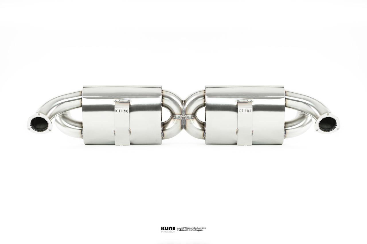 Kline Innovation – Porsche 996 Turbo T304 Stainless Steel Exhaust ...
