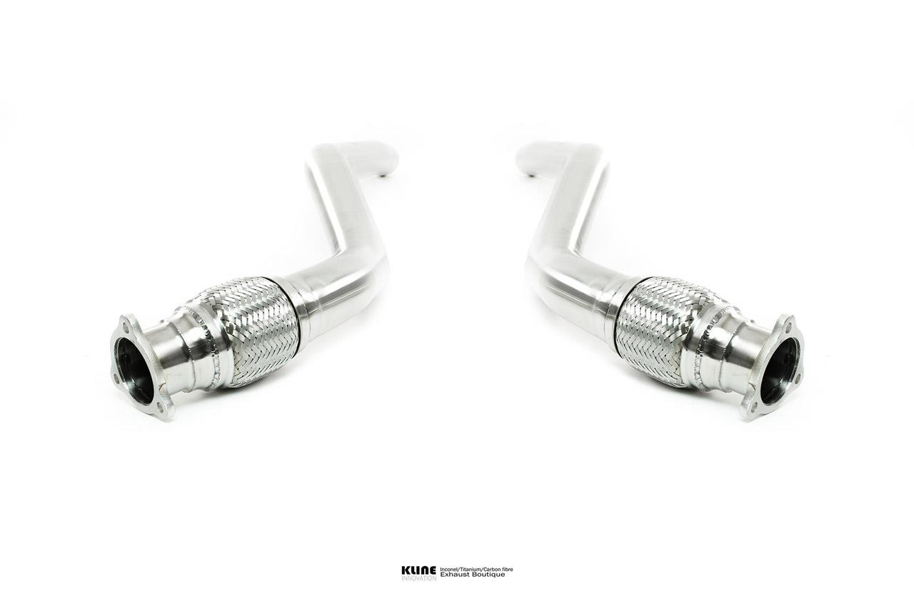 Kline Innovation Audi RS7 200cell cat pipe set Inconel 625 Exhaust ...