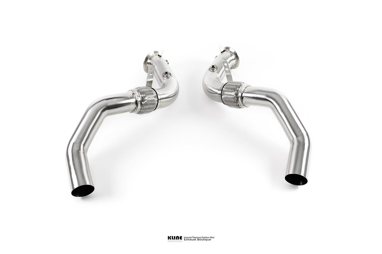 Kline Innovation BMW X6M 200 cell cat pipe set Inconel 625 Exhaust ...