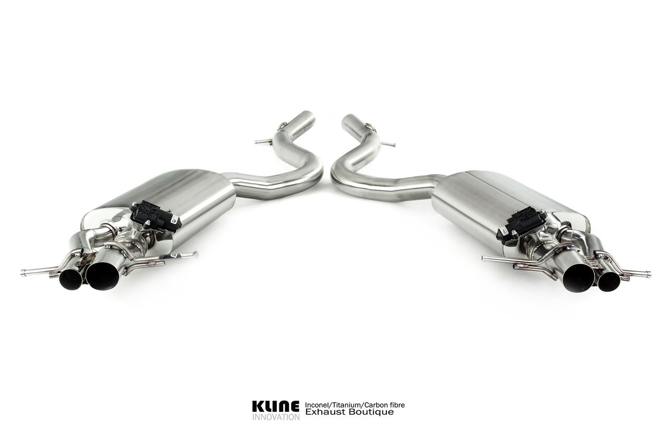 Kline Merc S500 coupe W222 valvetronic rear system with 100 cell cat ...