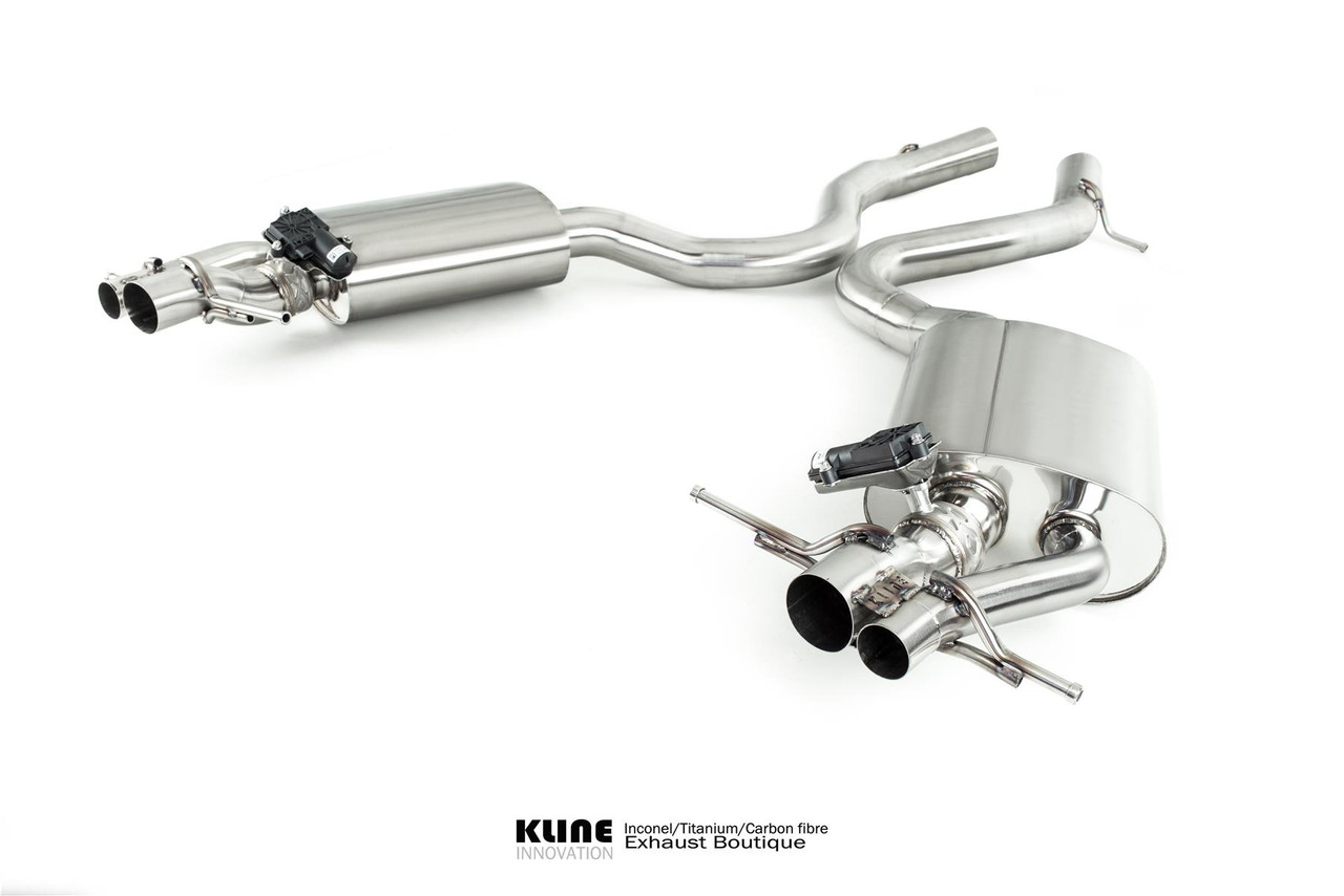 Kline Merc S500 coupe W222 valvetronic rear system with 200 cell cat ...