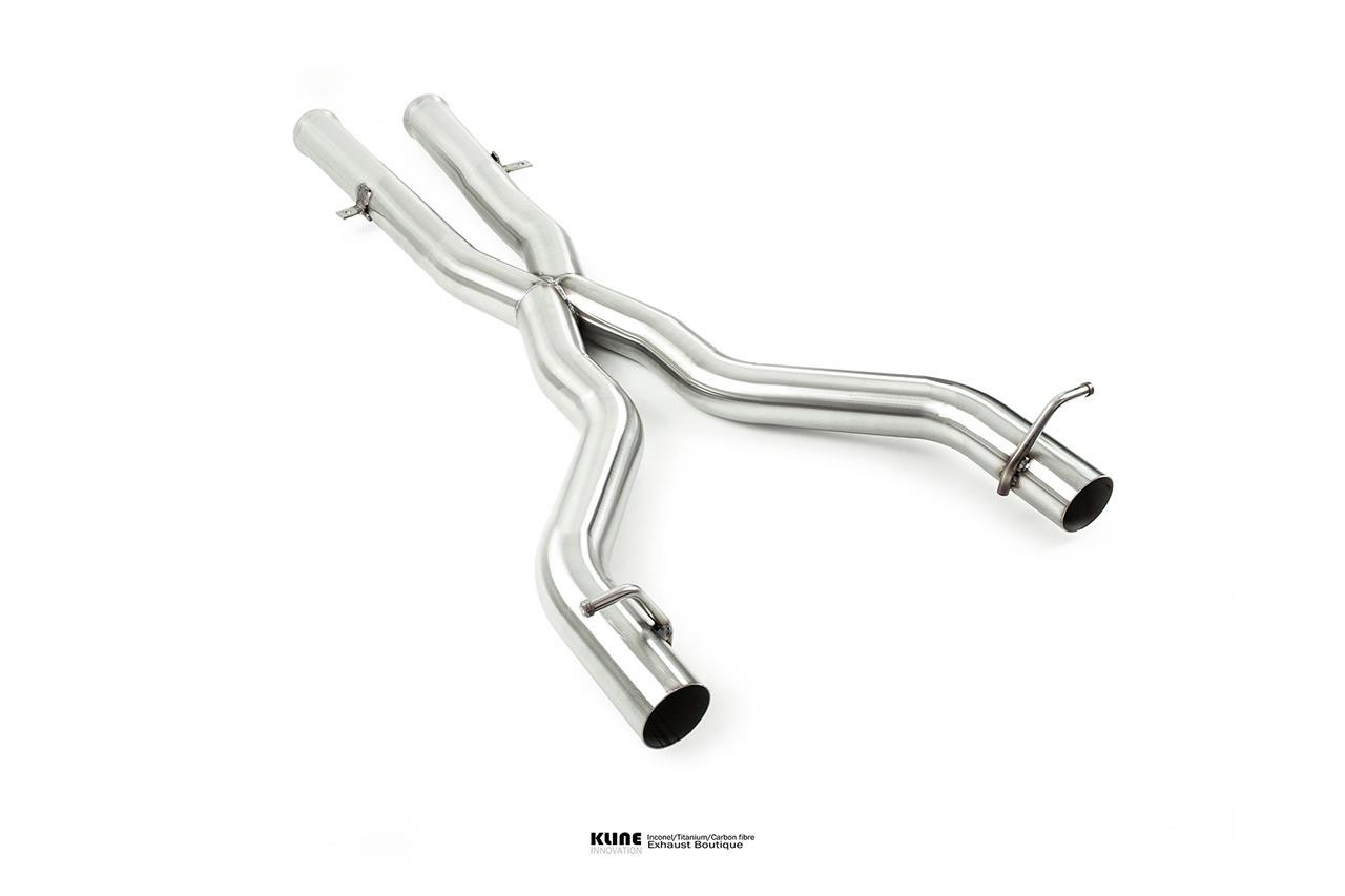 Kline Mercedes AMG GT/GT-S valvetronic rear section with decat cat pipe ...