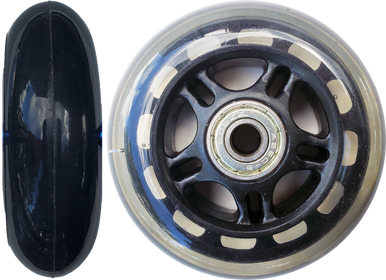 80x24mm Inline polyurethane Skate Wheel with bearings