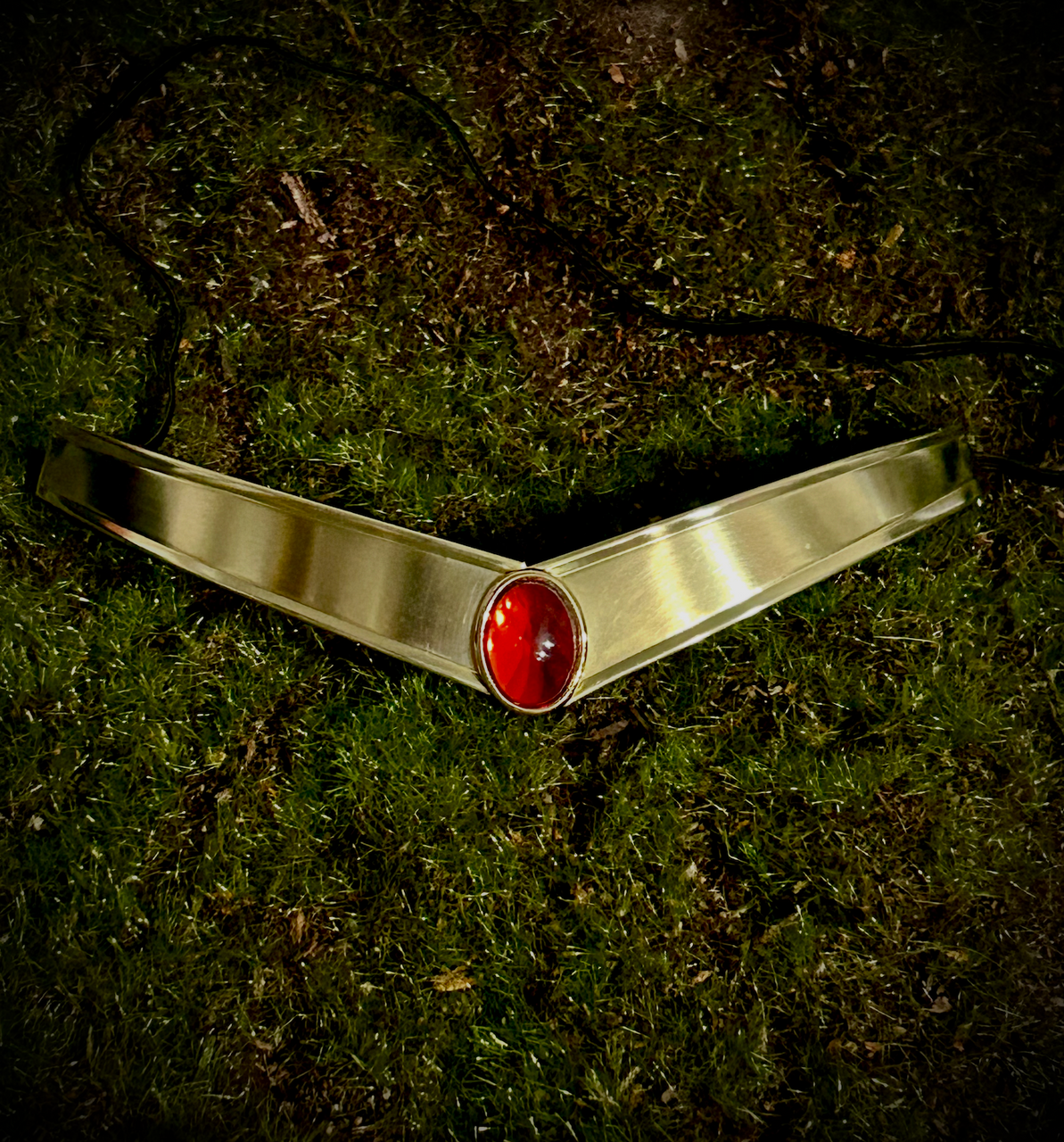 Sailor Pluto real Metal cosplay tiara by Catzia at Secret Studio Store.