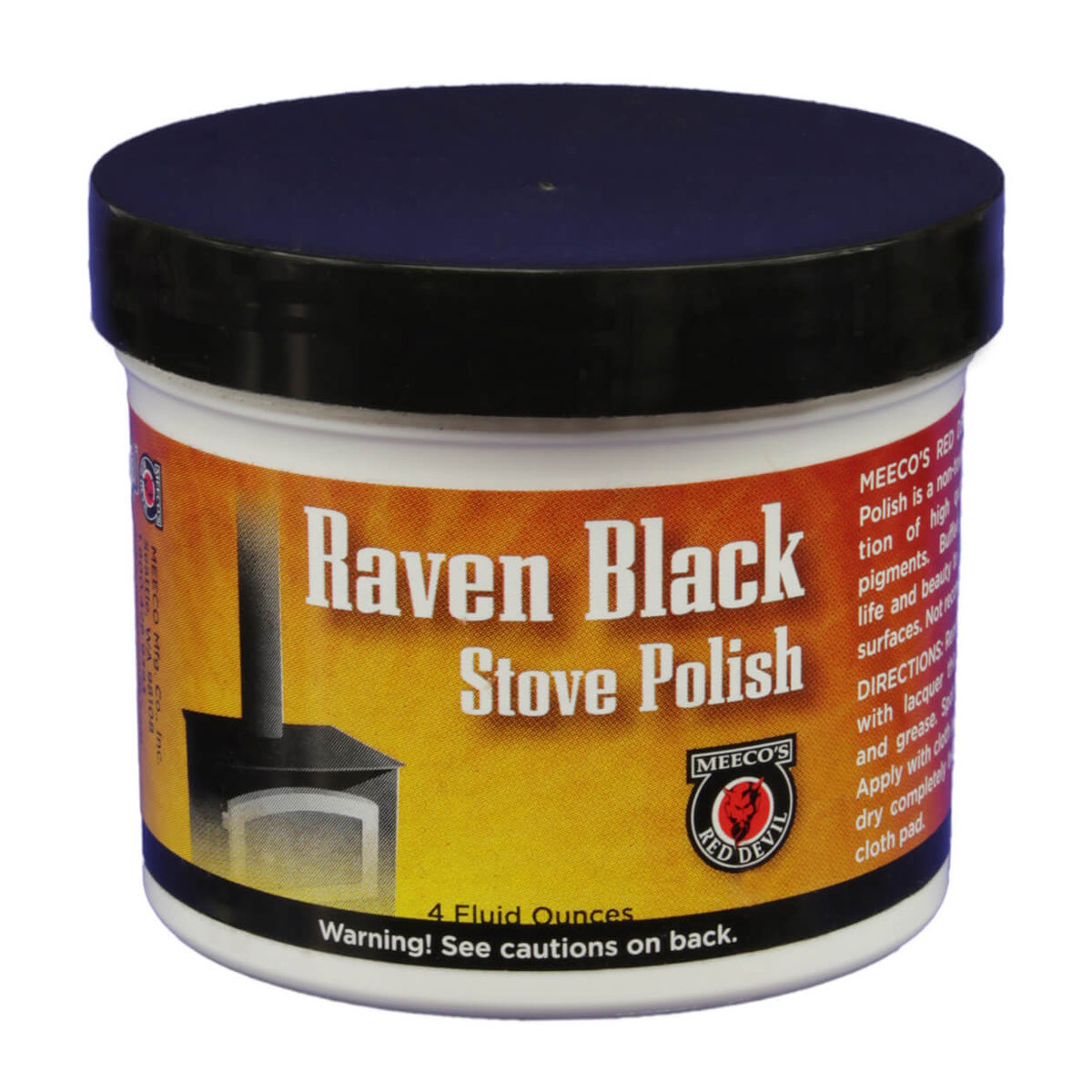 Meeco's Red Devil Raven Black Stove Polish