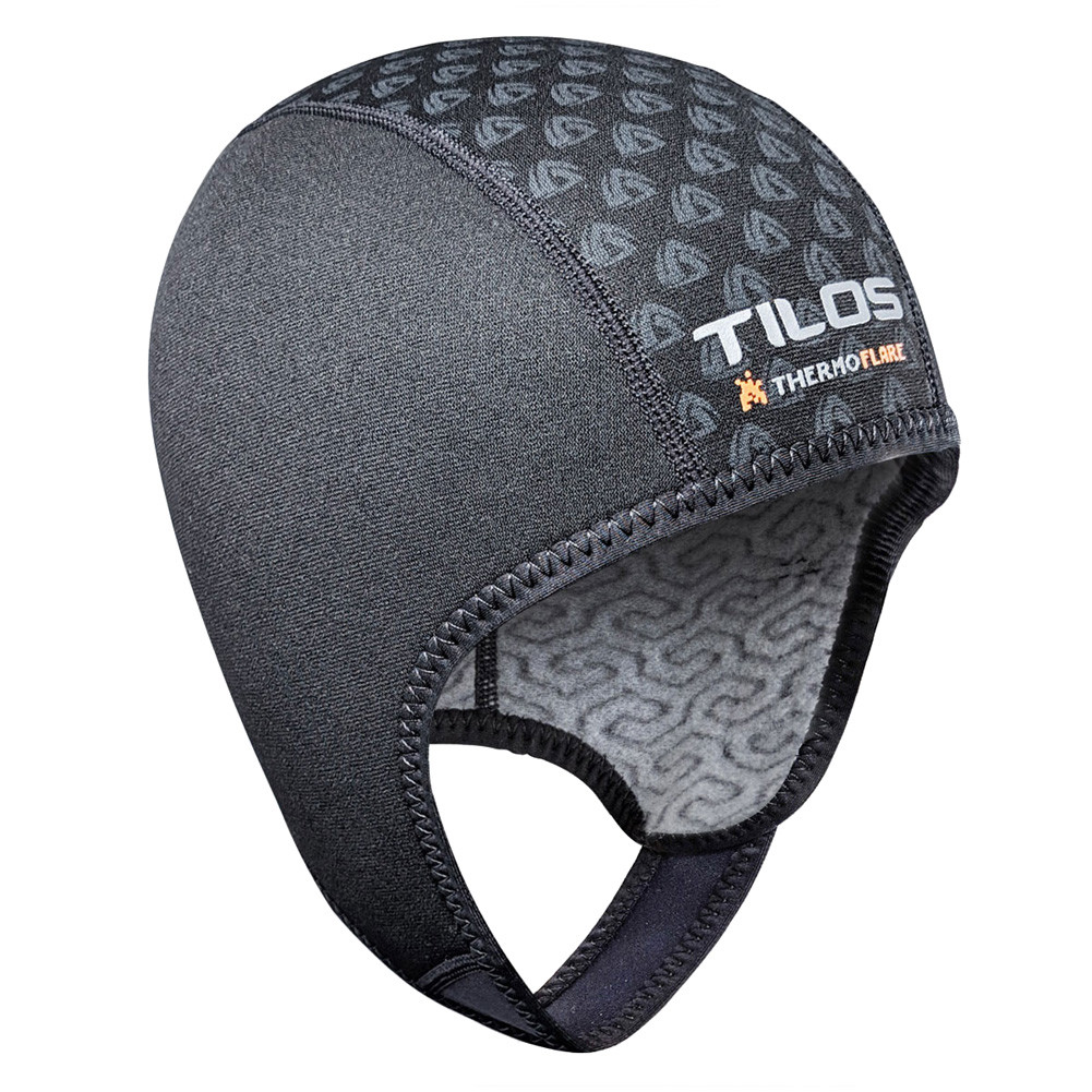 TILOS Thermoflare 1mm Chin Strap Beanie H1019BK