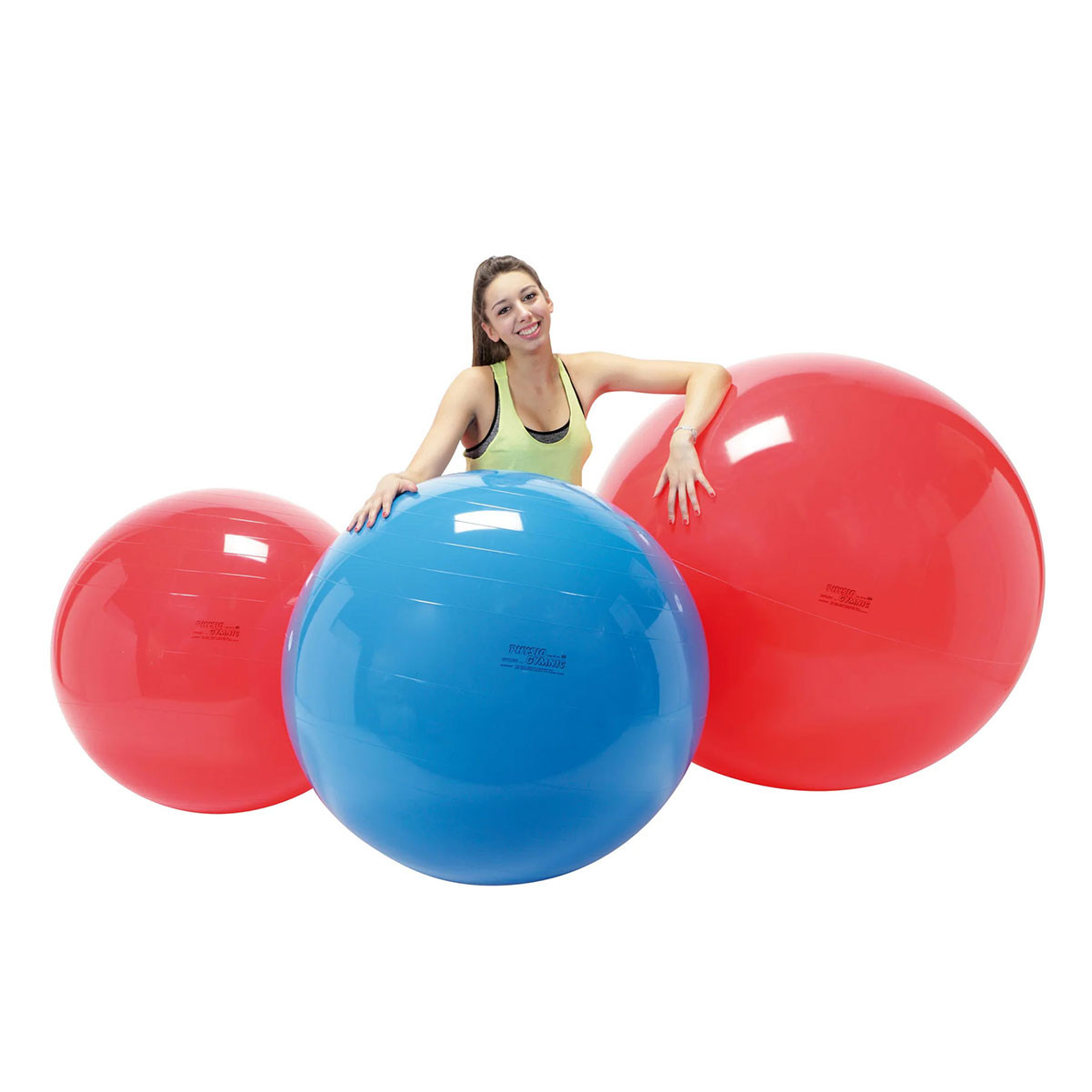 GYMNIC Physio 120 Red Exercise Ball 9598