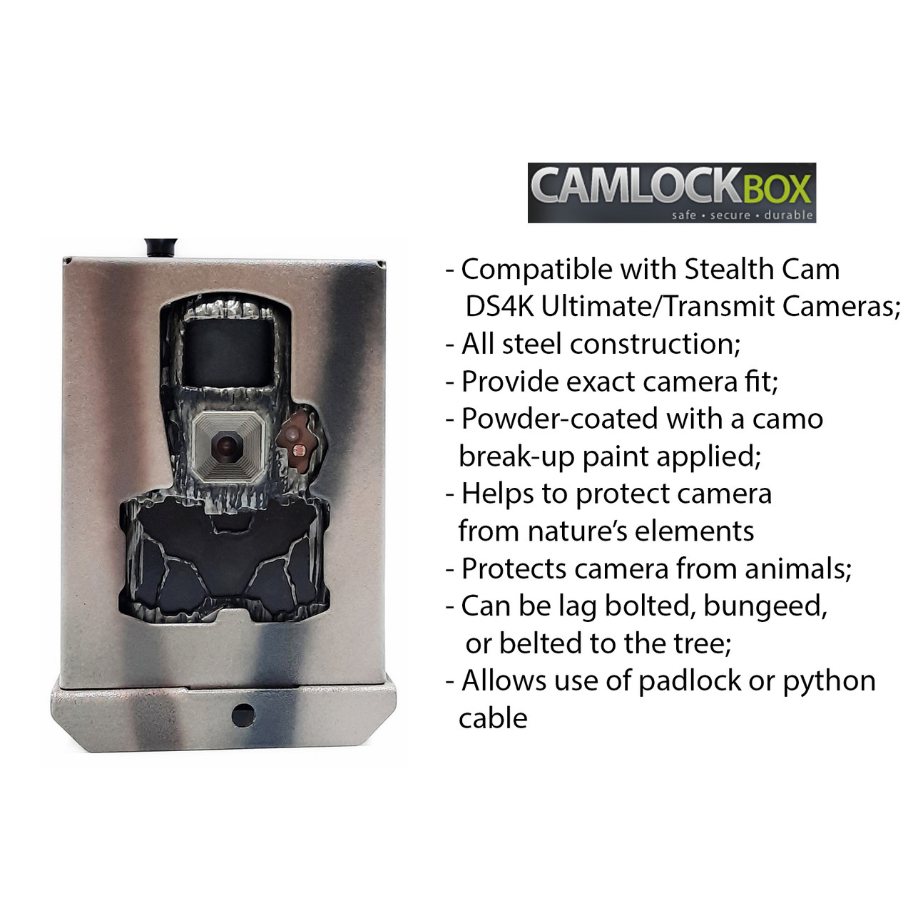 CAMLOCKBOX Stealth Cam DS4K Security Box STC-DS4KTM