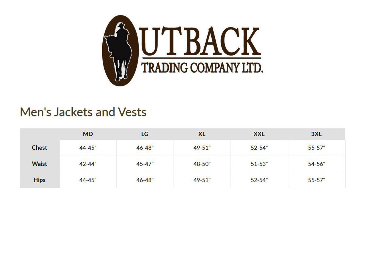 OUTBACK TRADING Mens Overlander Bronze Jacket 2161-BNZ