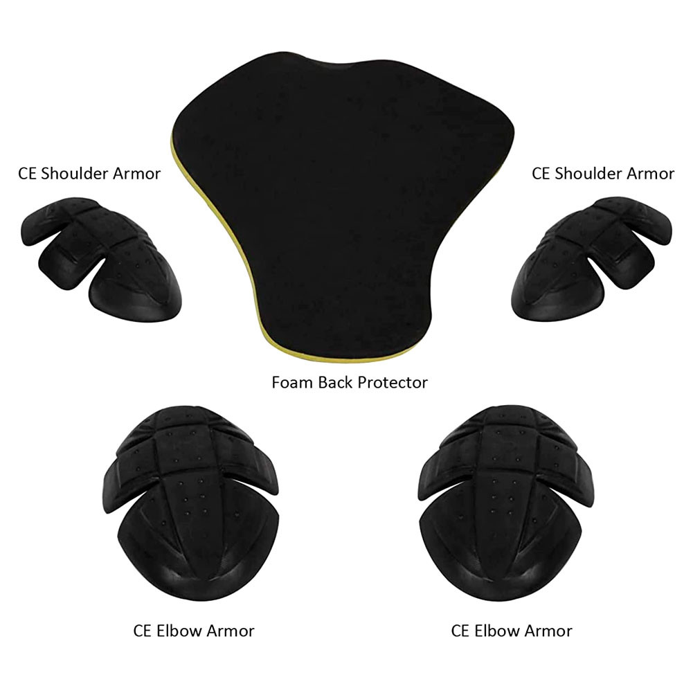 VANCE LEATHERS USA Advanced 3-Season Mesh/Textile CE Armor Motorcycle ...