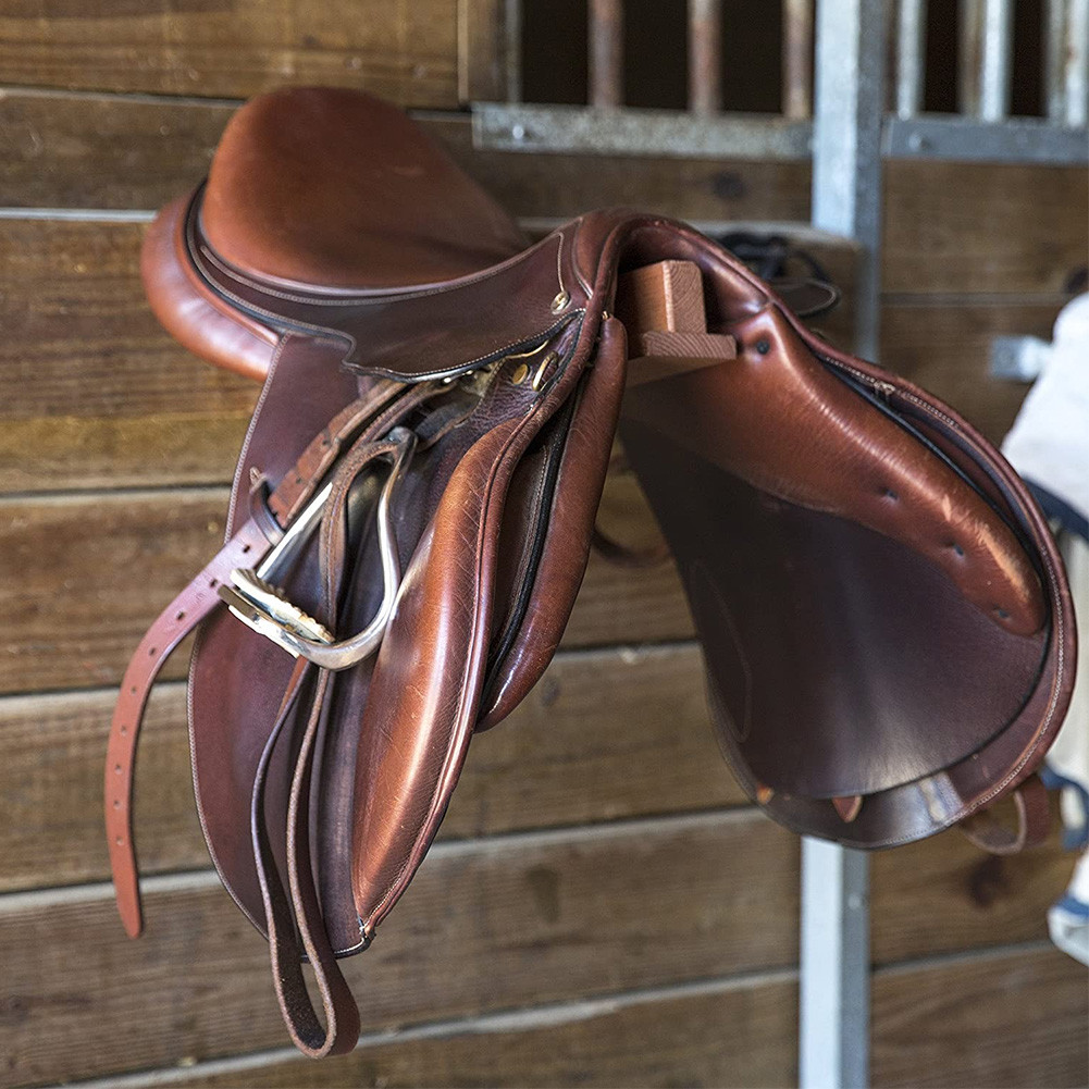 INTREPID INTERNATIONAL Wooden Saddle Rack SRWSR
