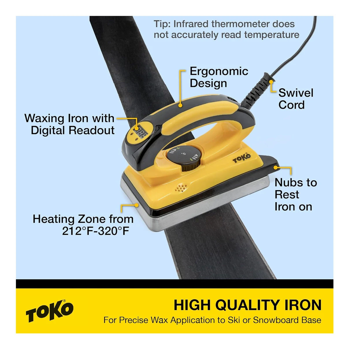 TOKO T14 Digital 1200W Wax Iron 5547187