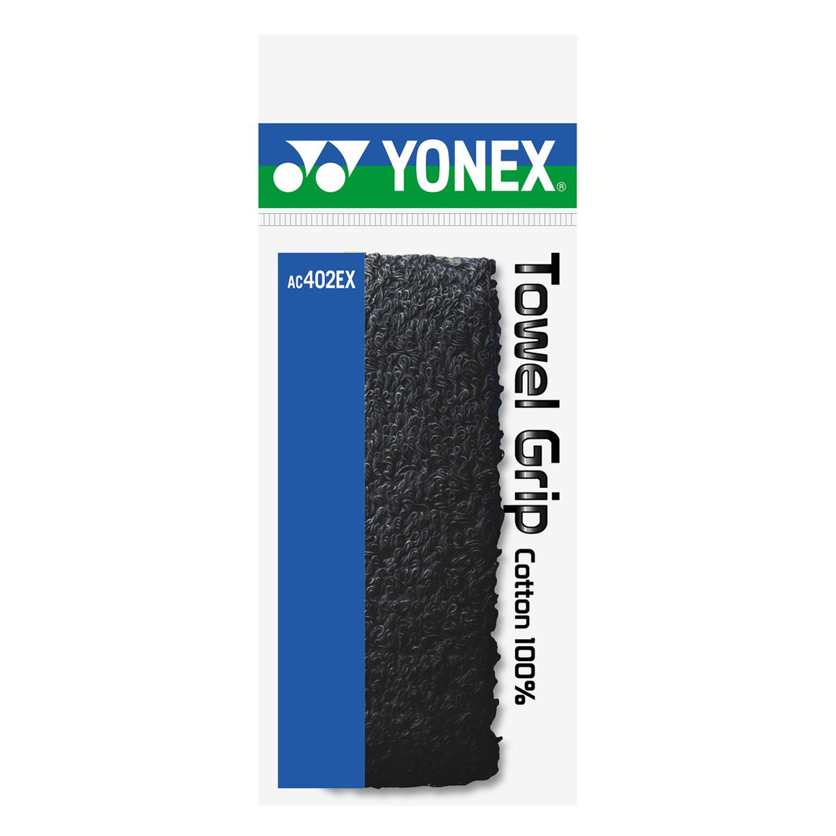 YONEX Cotton Black Towel Grip AC402EX