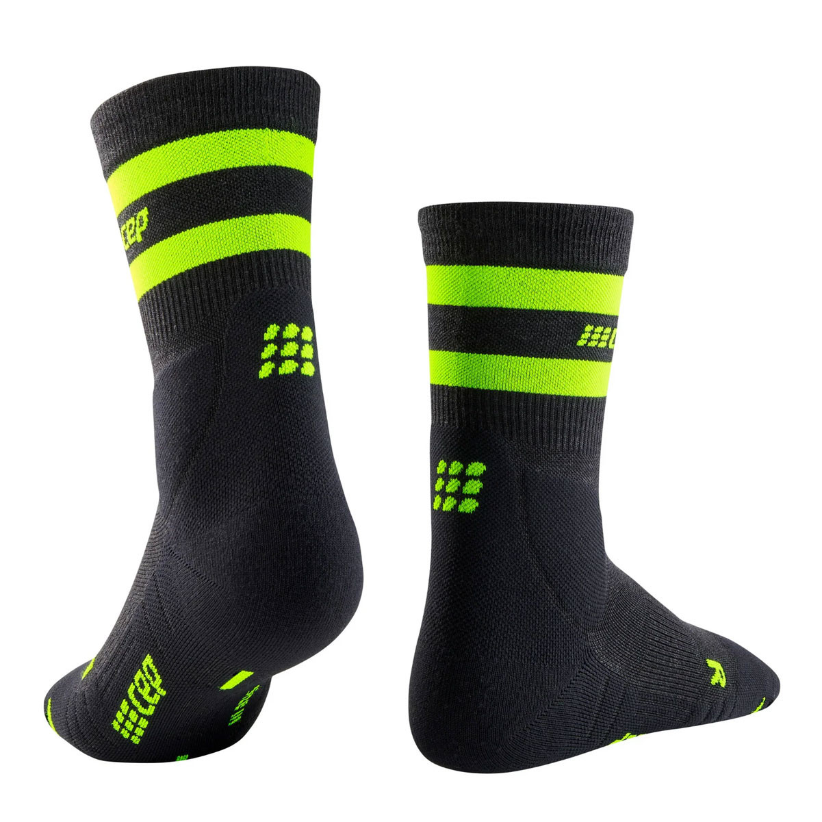 CEP Womens Hiking 80s Mid Cut Compression Socks