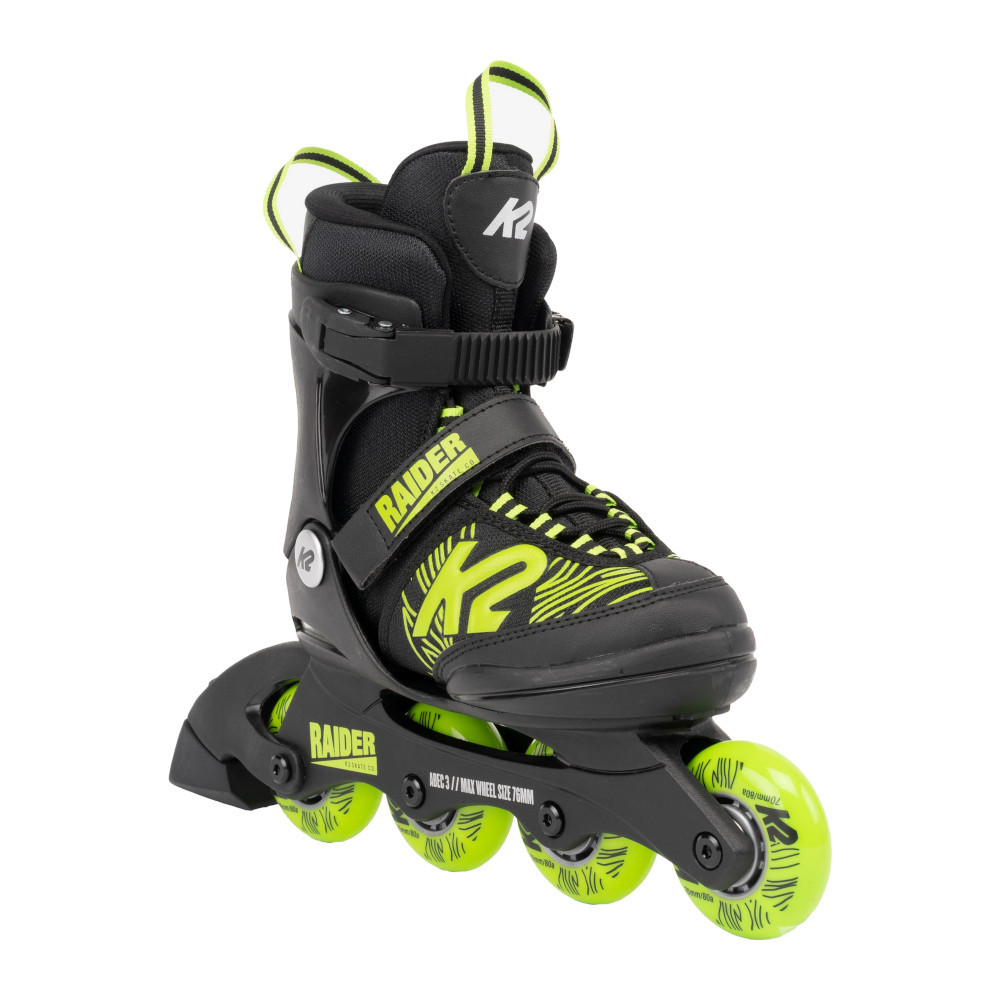 K2 SKATE Raider Black-Limie Inline Skates I220200101