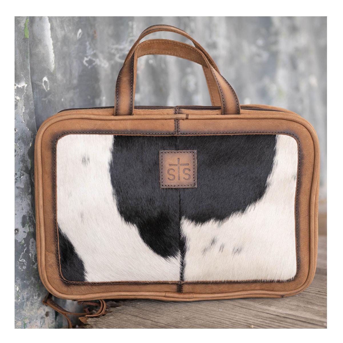 STS Cowhide Toiletry Bag STS-32835