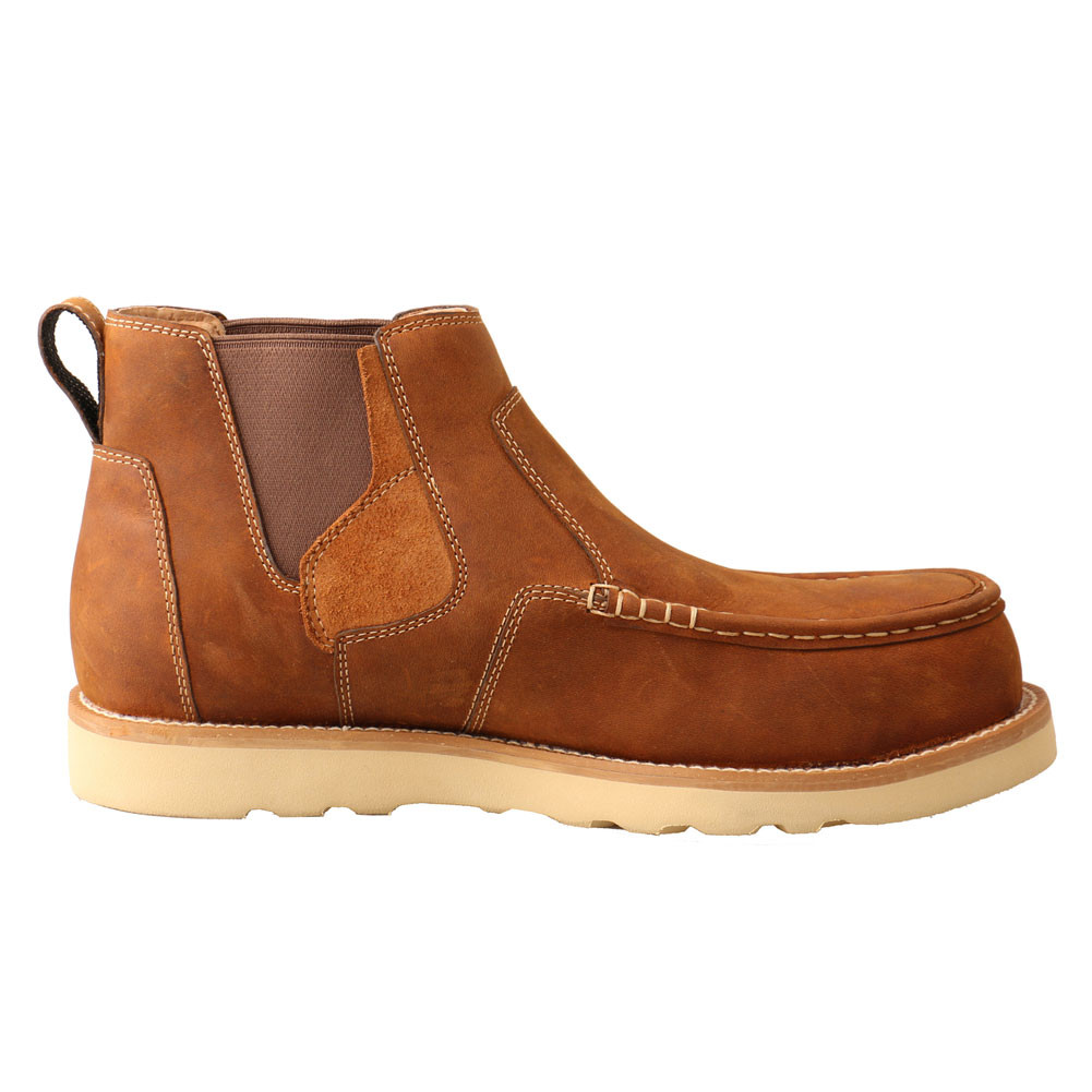 TWISTED X Mens 4in Chelsea Wedge Sole Work Boot