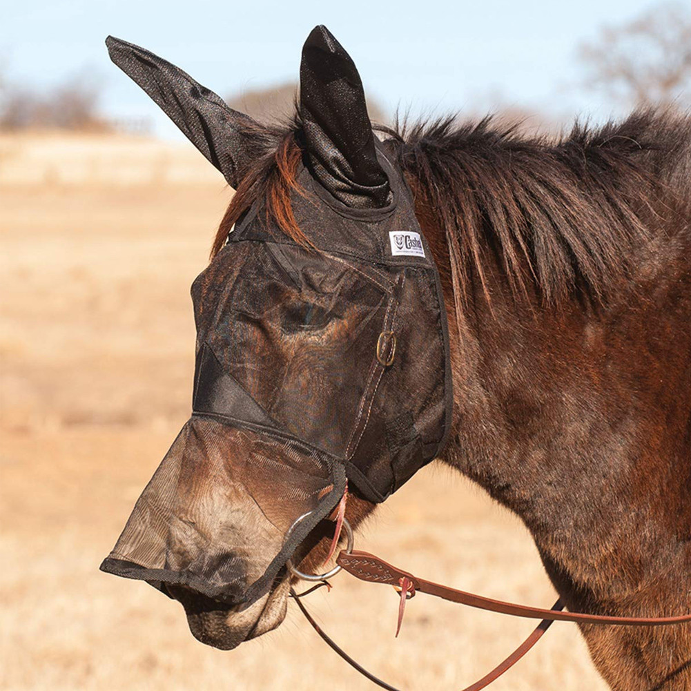 CASHEL Crusader Mule Fly Mask with Long Nose and Ears