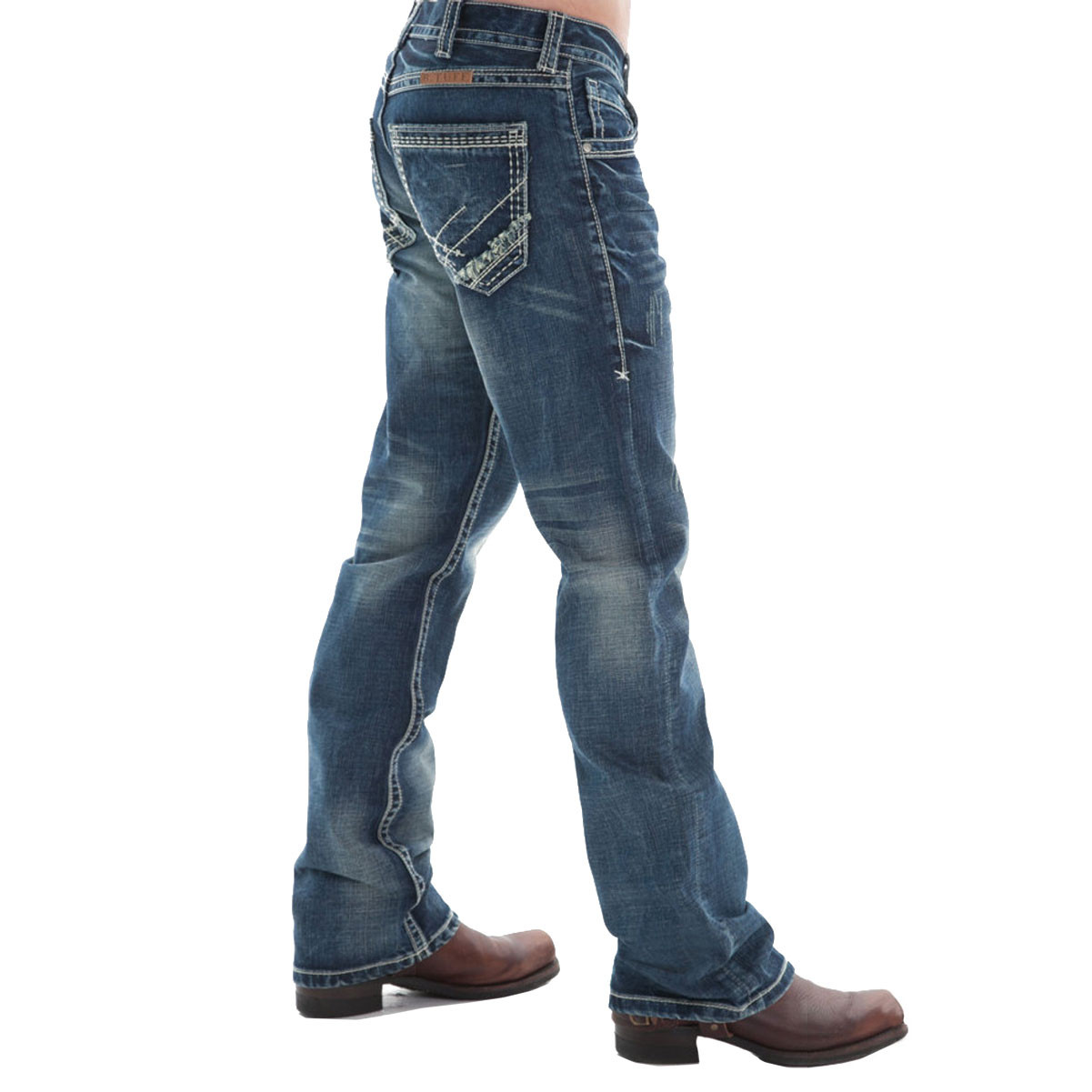 B TUFF Men Torque Dark Wash Jeans B01-MTRQUL-DWH