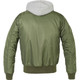 BRANDIT Mens MA1 Hooded Bomber Jacket 3150