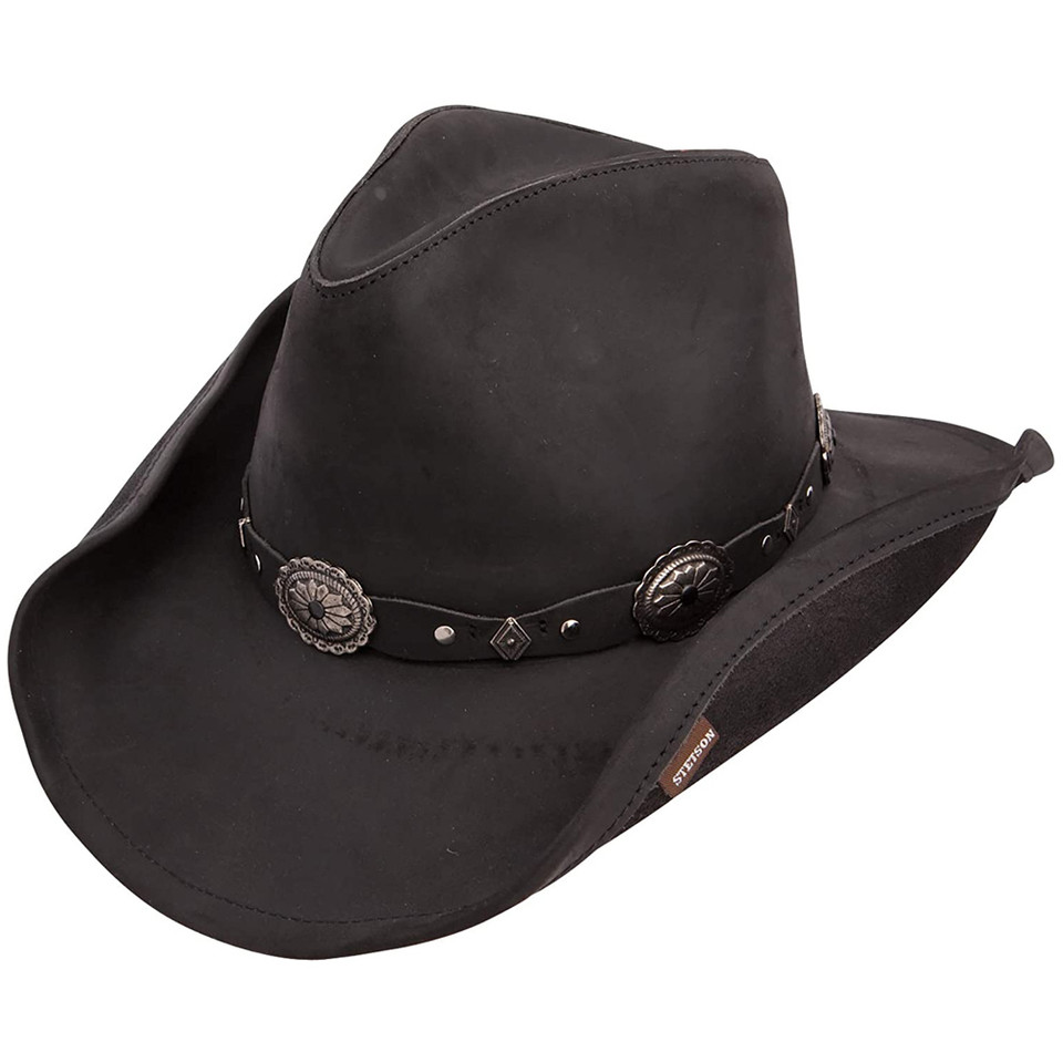 STETSON Black Hawk Black Western Hat SWBKHK-783207
