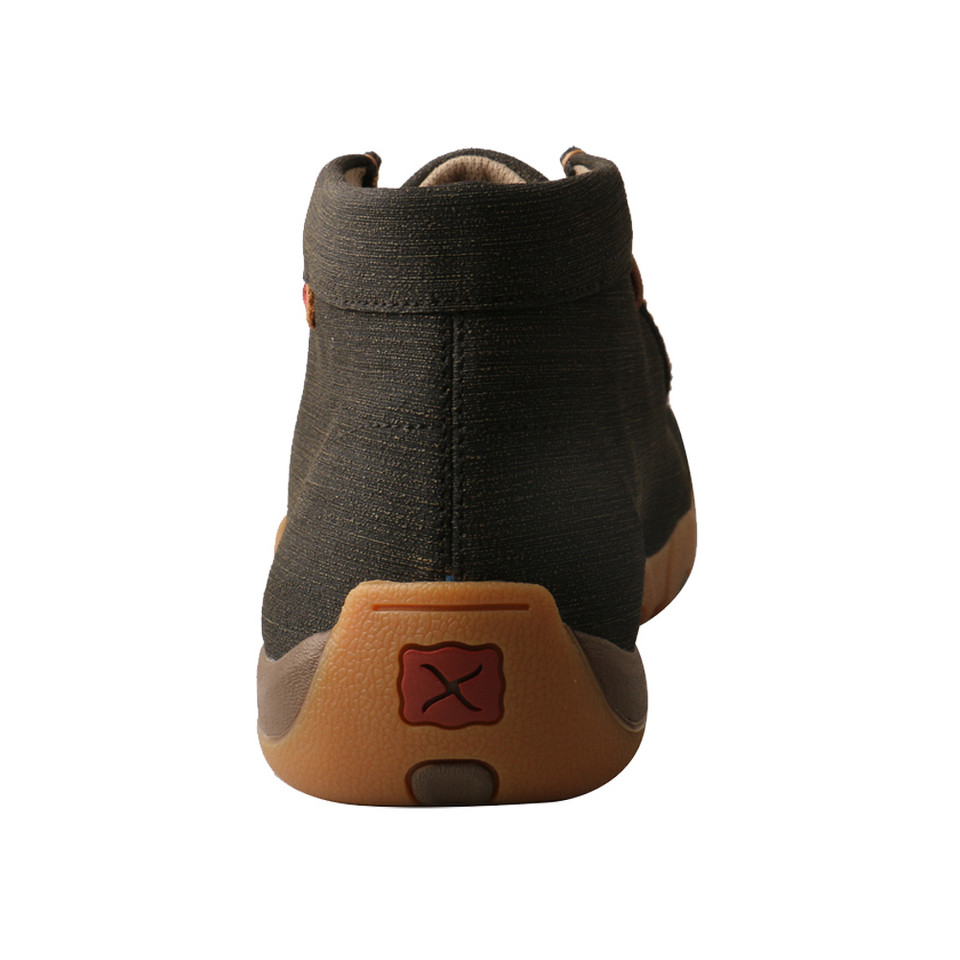 TWISTED X Driving Rubberized Brown Moccasins MDM0080