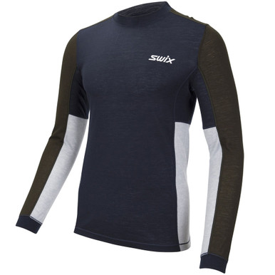 SWIX Men Aspire Wool Blend Long Sleeve Shirt