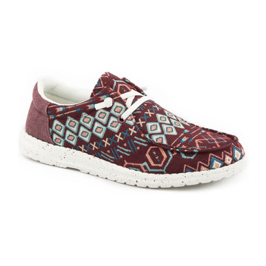 ROPER Hang Loose Red Aztec Shoe 09-021-1793-3077-RE