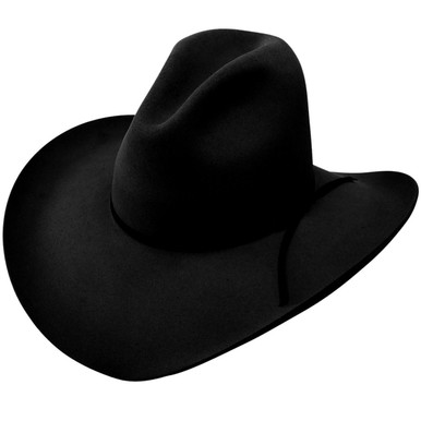 STETSON Mens Peacemaker Black Hat SWPMKR-634007