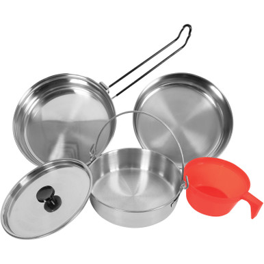 ROTHCO 5-Piece Stainless Steel Mess Kit 169