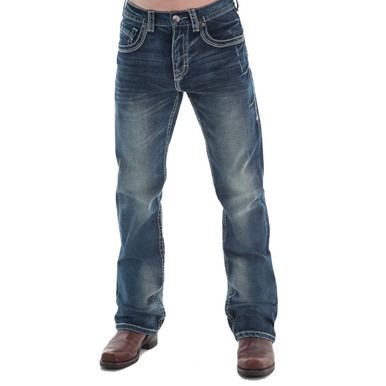 B TUFF Men Torque Dark Wash Jeans B01-MTRQUL-DWH