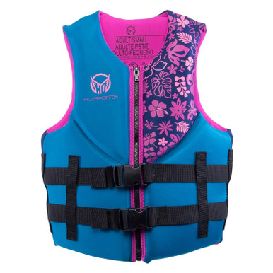 HO Women Pursuit Pink Blue Life Vest