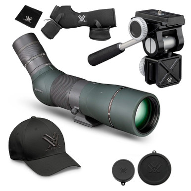VORTEX Razor HD 22-48x65 Angled Spotting Scope w/ Pro Car Window Mount ...
