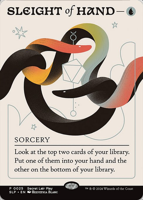 Sleight of Hand (SLP) (Full Art) (#25) - MTG Pirulo