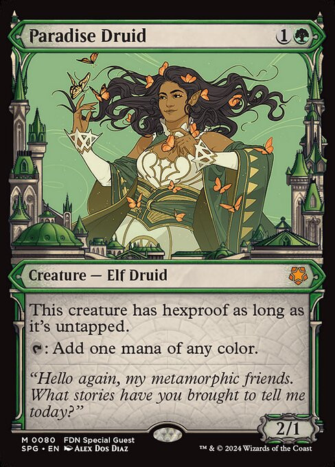 Paradise Druid (SPG) (Showcase) (#80) - MTG Pirulo