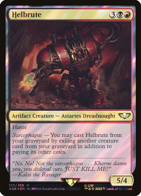Helbrute (40K) (SurgeFoil) (#125★) - MTG Pirulo