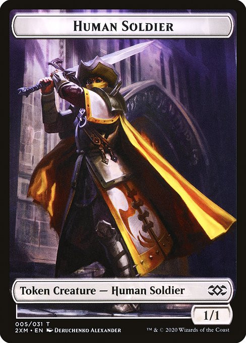 Human Soldier (T2XM) (Full Art) (#5) - MTG Pirulo