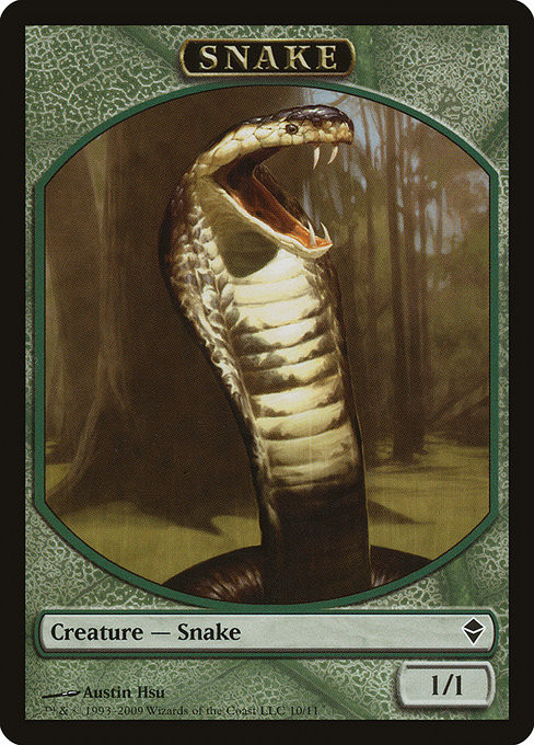 Snake (TZEN) (Full Art) (#10) - MTG Pirulo