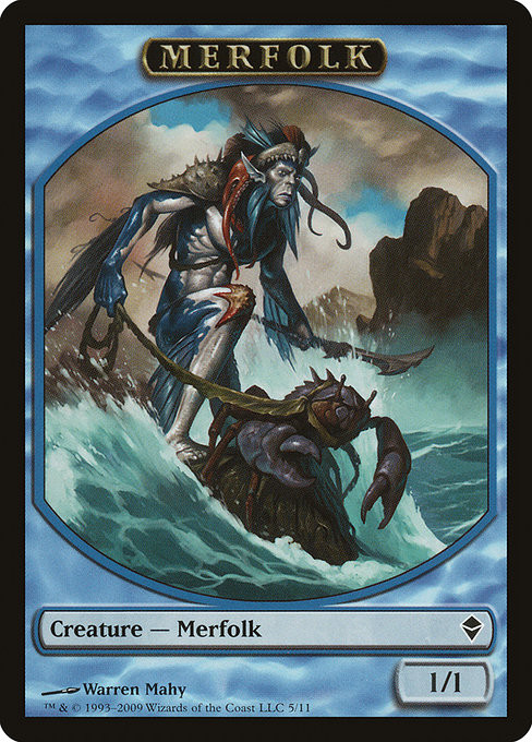 Merfolk (TZEN) (Full Art) (#5) - MTG Pirulo