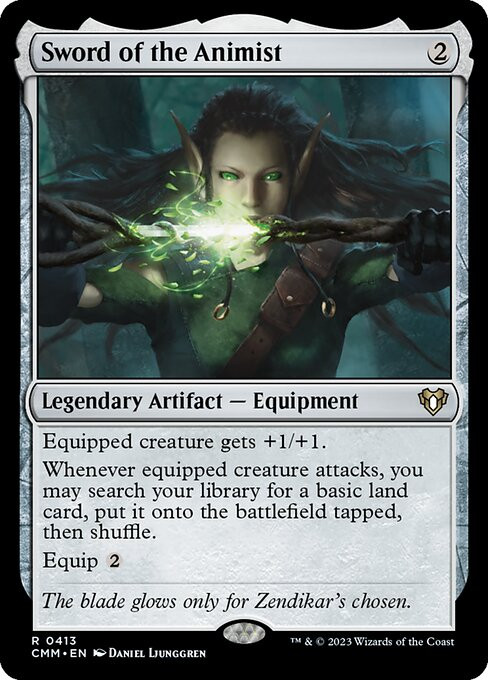 Sword of the Animist (CMM) (Foil) (#413) - MTG Pirulo
