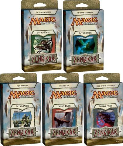 All 5 Zendikar Intro Packs - MTG Pirulo