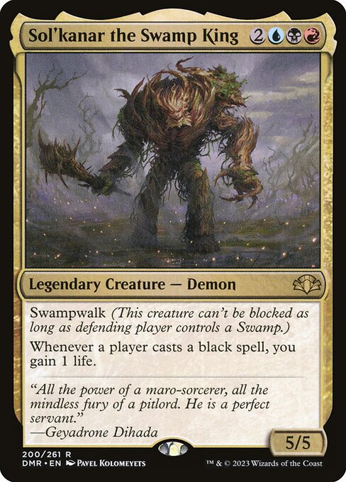 Sol'kanar the Swamp King (DMR) (Foil) (#200) - MTG Pirulo