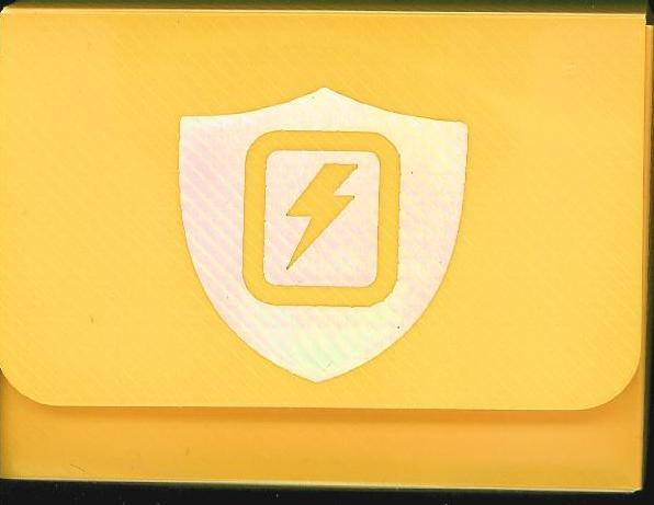 Max Protection Horizontal Yellow Lightning Bolt Deck Box - MTG Pirulo