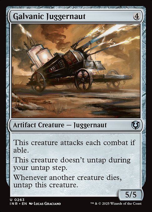 Galvanic Juggernaut (INR) (Foil) (#263) - MTG Pirulo