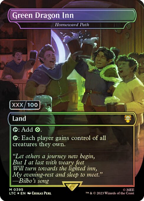 Homeward Path (LTC) (Double Rainbow) (Borderless) (#395z) - MTG Pirulo