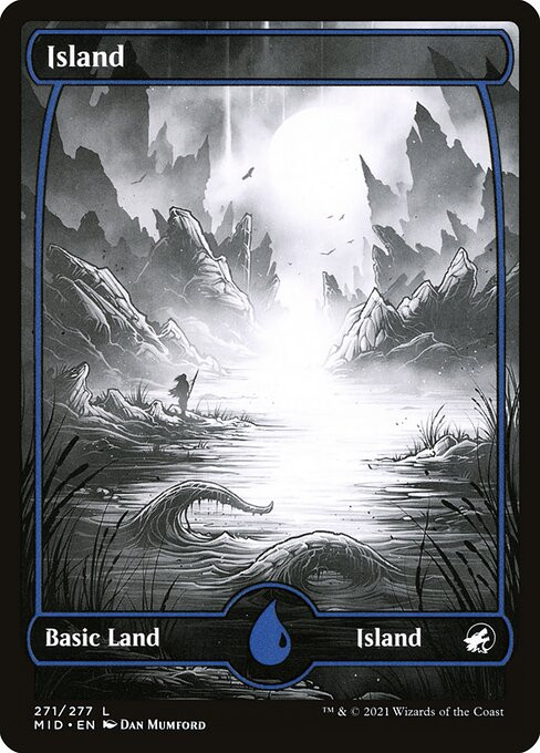 Island (MID) (Full Art) (#271) - MTG Pirulo